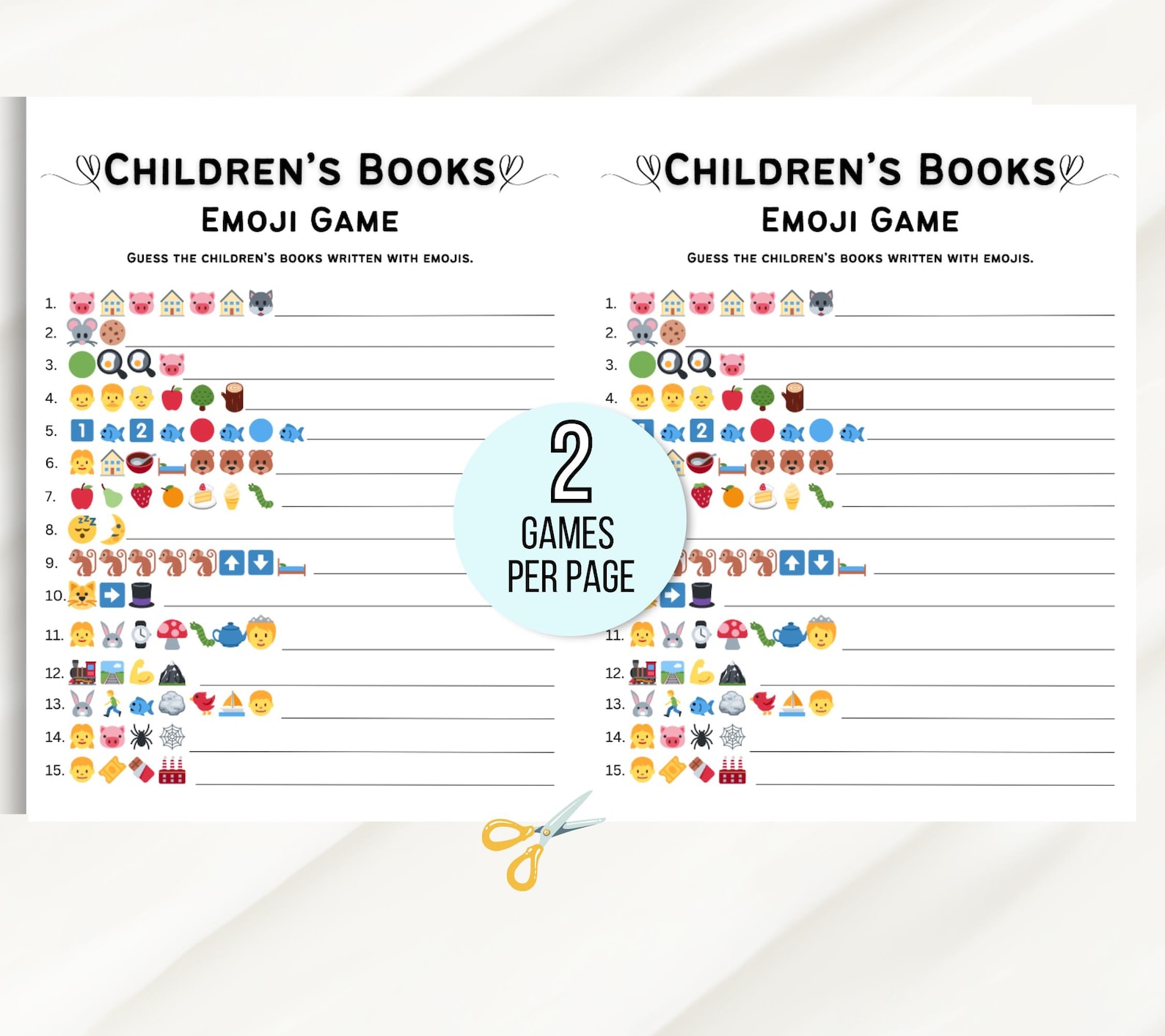 Children's Book Emoji Game, Emoji Children's Book Game, Baby Book Emoji ...