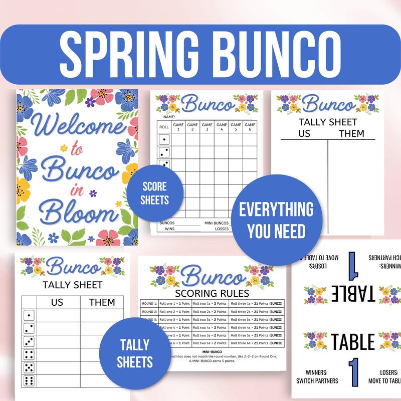 Spring Printable Numbers - Etsy