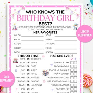 Birthday Pass the Gift Game, Girls Birthday Pass the Prize Game, Teen ...
