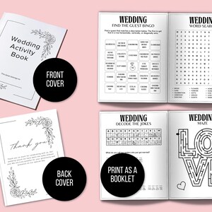 Kids Wedding Activity Bundle, Wedding Activity Pack for Kids, Kids ...