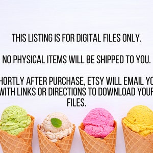 Ice Cream Trivia Game, Ice Cream Game, Ice Cream Social Game,ice Cream ...