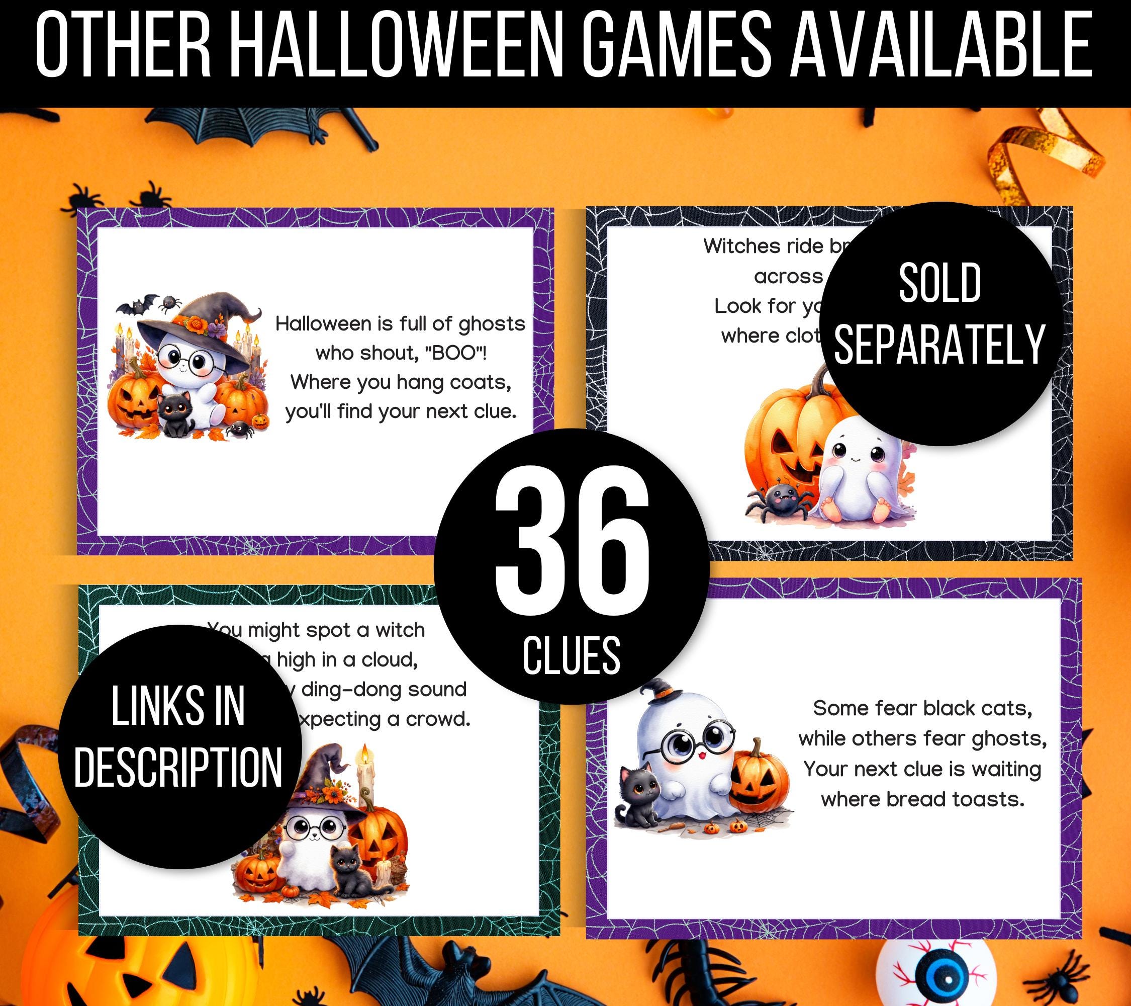 100 Halloween Bingo Cards, Halloween Number Bingo, Halloween Party Game ...