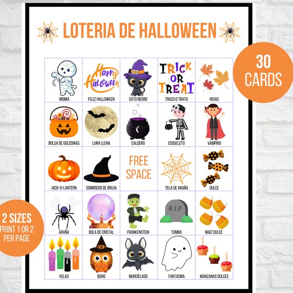 Halloween Bingo - Etsy