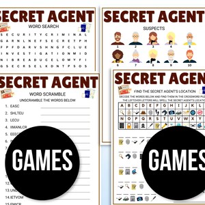 Secret Agent Games, Spy Games, Secret Agent Party Games, Secret Agent ...
