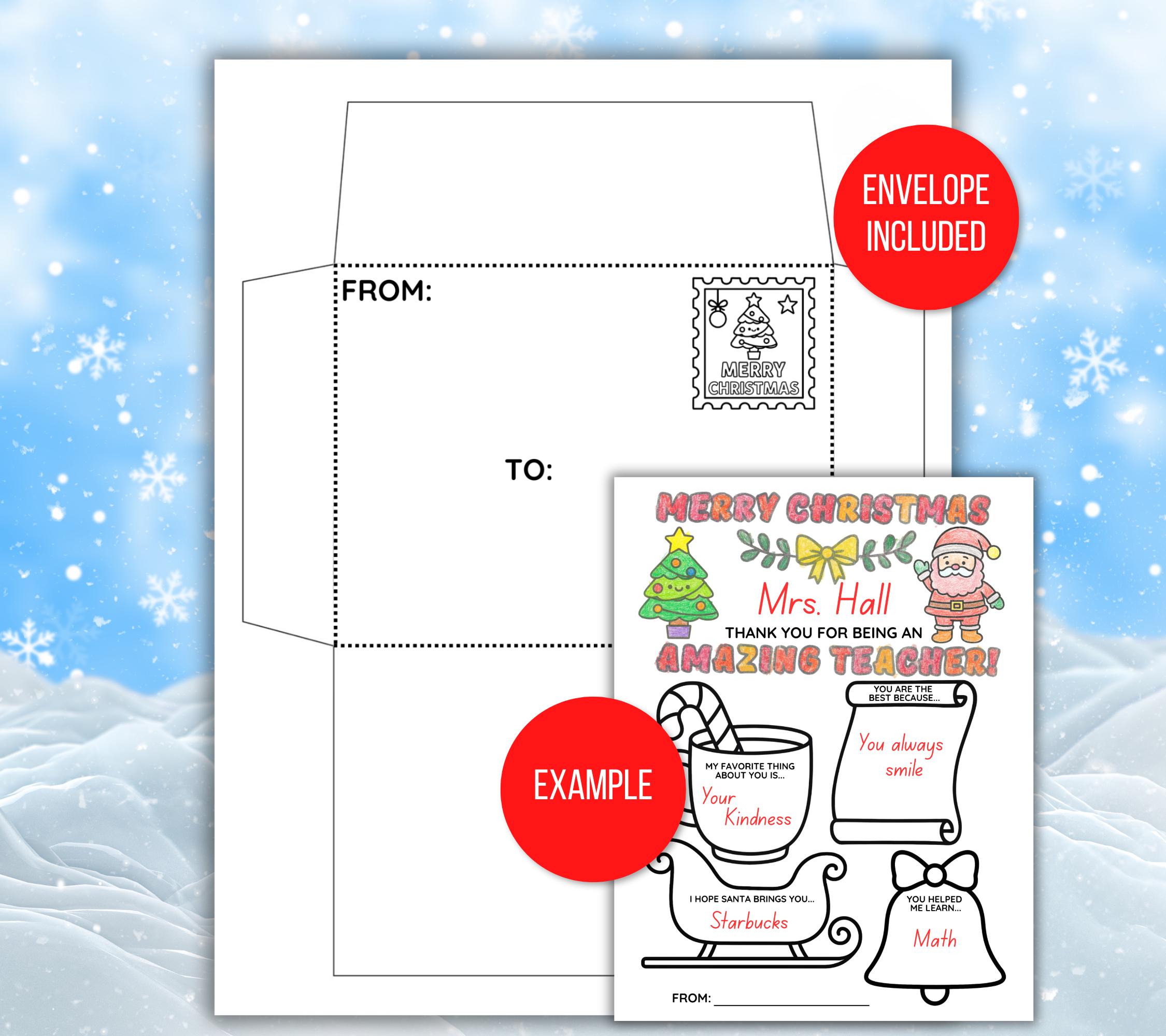 Christmas Teacher Appreciation Gift, Christmas Teacher Thank You Gift ...