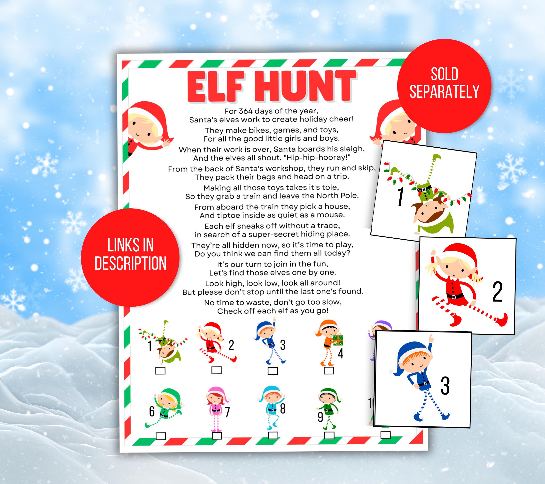 Christmas Scavenger Hunt for Teens, Difficult Christmas Treasure Hunt ...