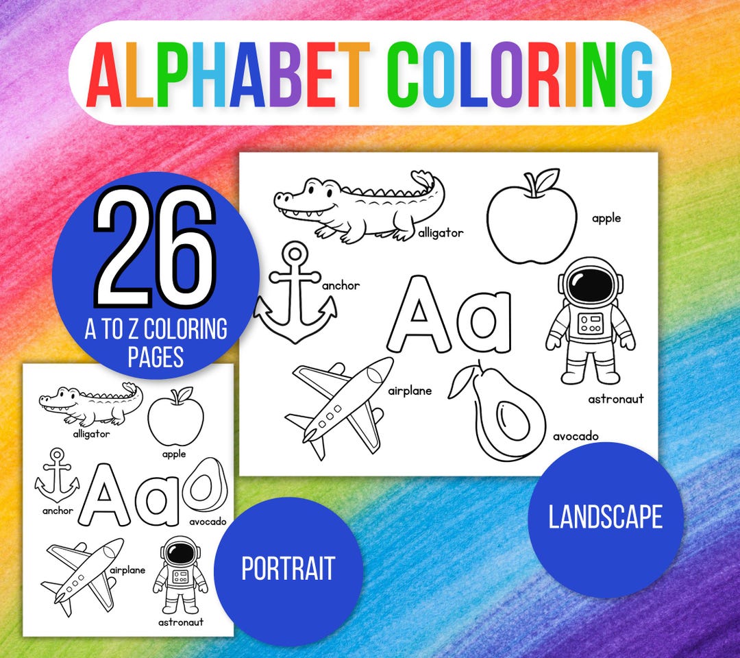 Alphabet Coloring Pages, Alphabet Coloring Pages for Kids, Alphabet ...