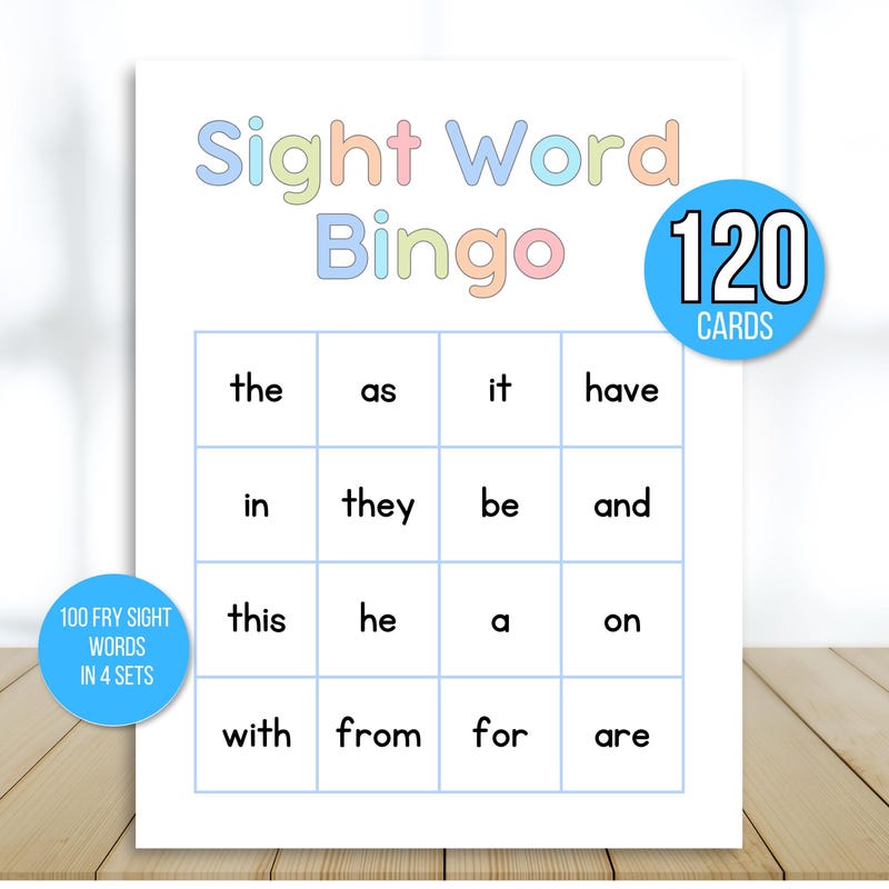 Sight Words - Etsy