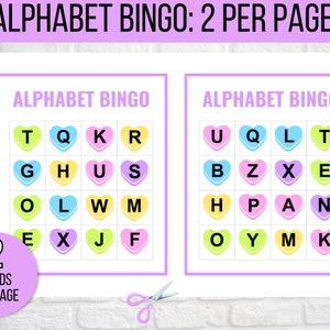 Valentine's Day Bingo, 30 Valentines Day Bingo Game Cards, Valentines ...