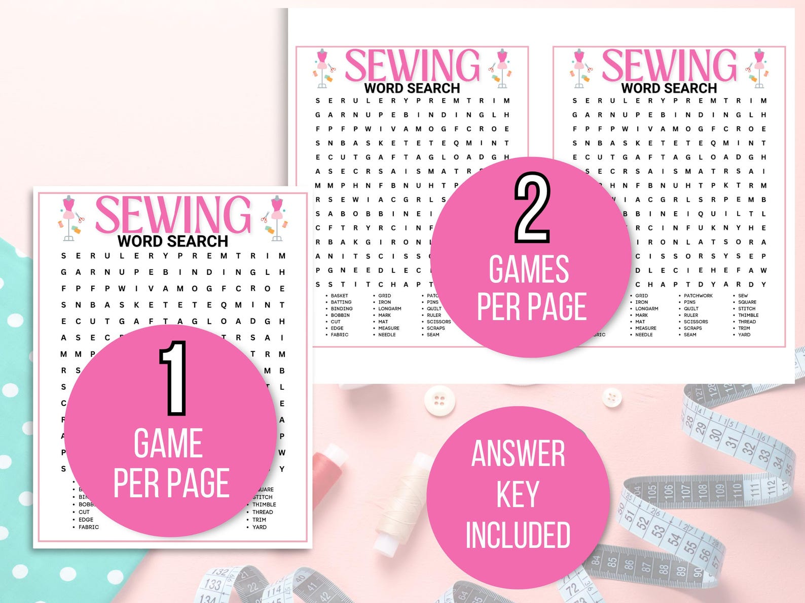 Sewing Games, Sewing Games, Sewing Party Games, Sewing Club Game ...