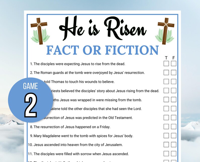 Easter Bible Trivia, Resurrection Trivia, He is Risen Trivia, Religious ...
