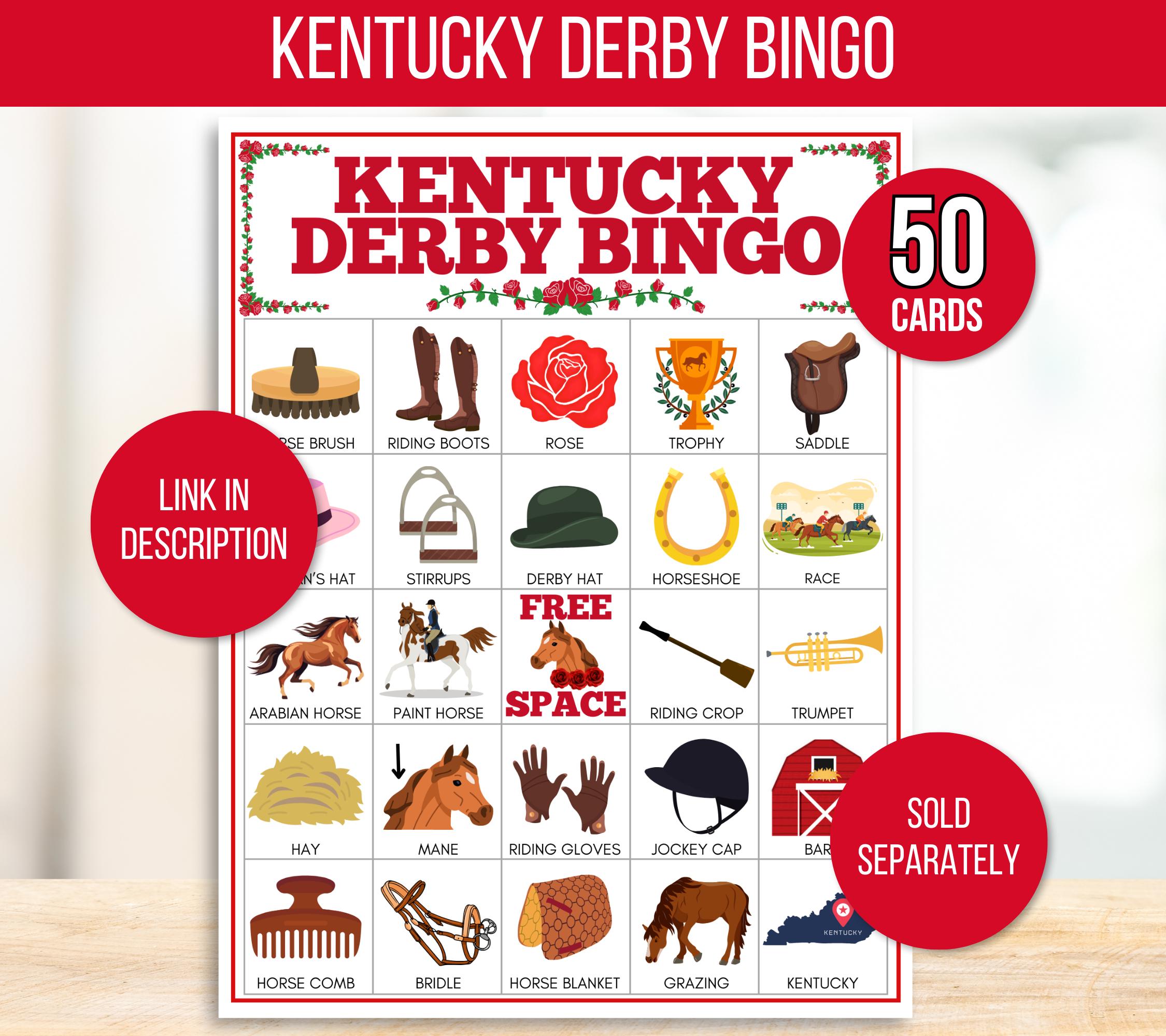 Kentucky Derby Trivia Game, Kentucky Derby Game, Kentucky Derby Trivia ...