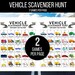 Road Trip Scavenger Hunt for Kids, Vehicle Scavenger Hunts, Road Trip ...