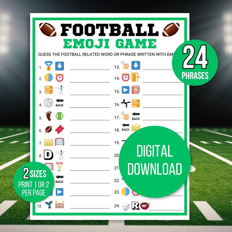 Football Themed Props - Etsy