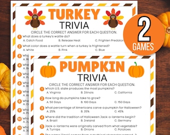 Thanksgiving Trivia, Pumpkin Trivia Game, Thanksgiving Trivia Quizzes ...