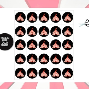 Circus Bingo, 30 Printable Circus Bingo Cards, Circus Party Game ...