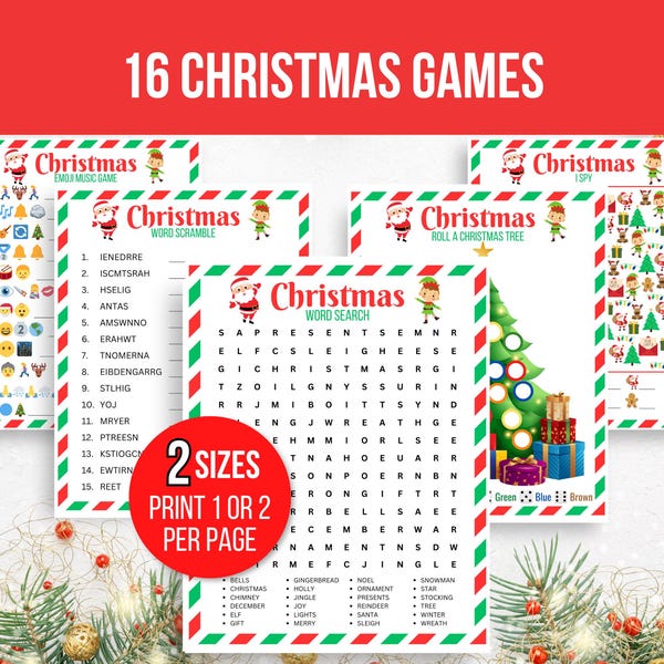 Christmas Party Games - Etsy