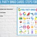 Pool Party Bingo, 30 Unique Printable Pool Bingo Cards, Pool Party Game ...