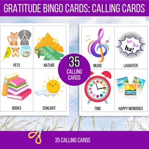 Gratitude Bingo, 30 Gratitude Bingo Cards, Mindfulness Bingo, Gratitude ...