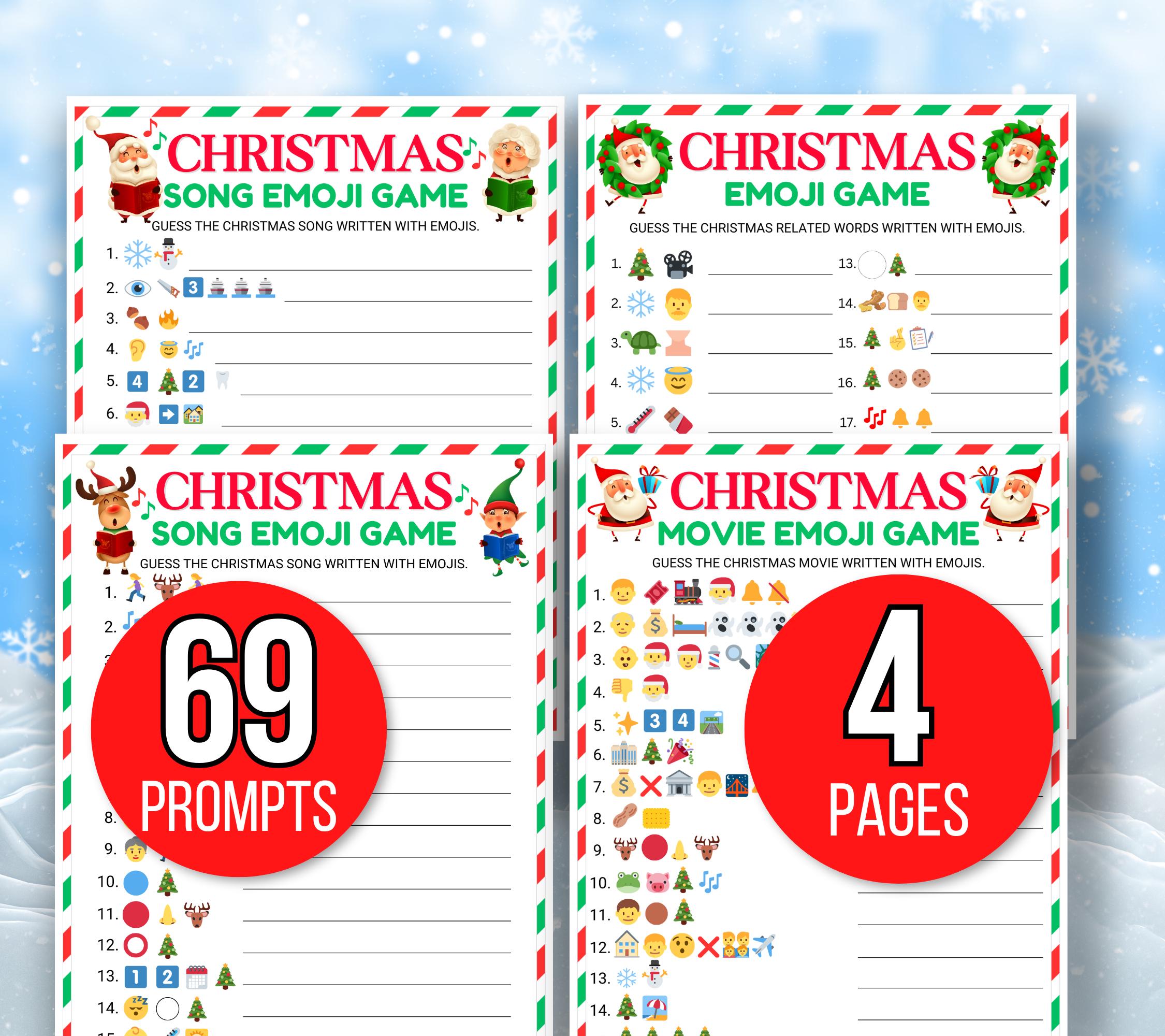 Christmas Emoji Games, Emoji Christmas Game, Christmas Emoji Songs ...