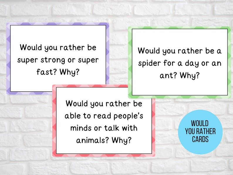 210 Conversation Cards Conversation Starters Road Trip - Etsy