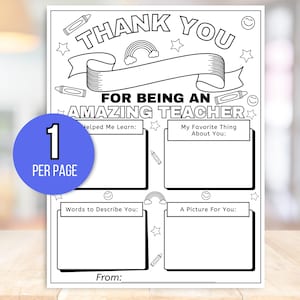 Teacher Appreciation Printable, Teacher Appreciation Gift, Teacher ...