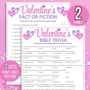 Valentine's Bible Trivia Games, Valentine's Day Trivia, Valentine's Day ...