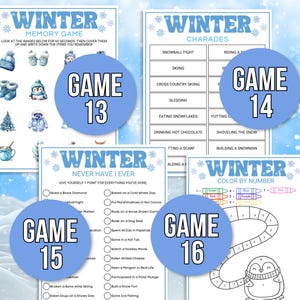 Winter Games, Winter Party Games, Winter Office Party Games, Winter ...