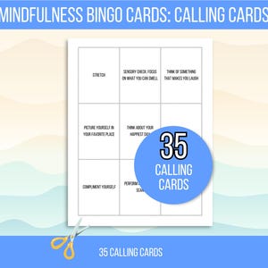 Mindfulness Bingo, 30 Mindfulness Bingo Cards for Kids, Gratitude Bingo ...