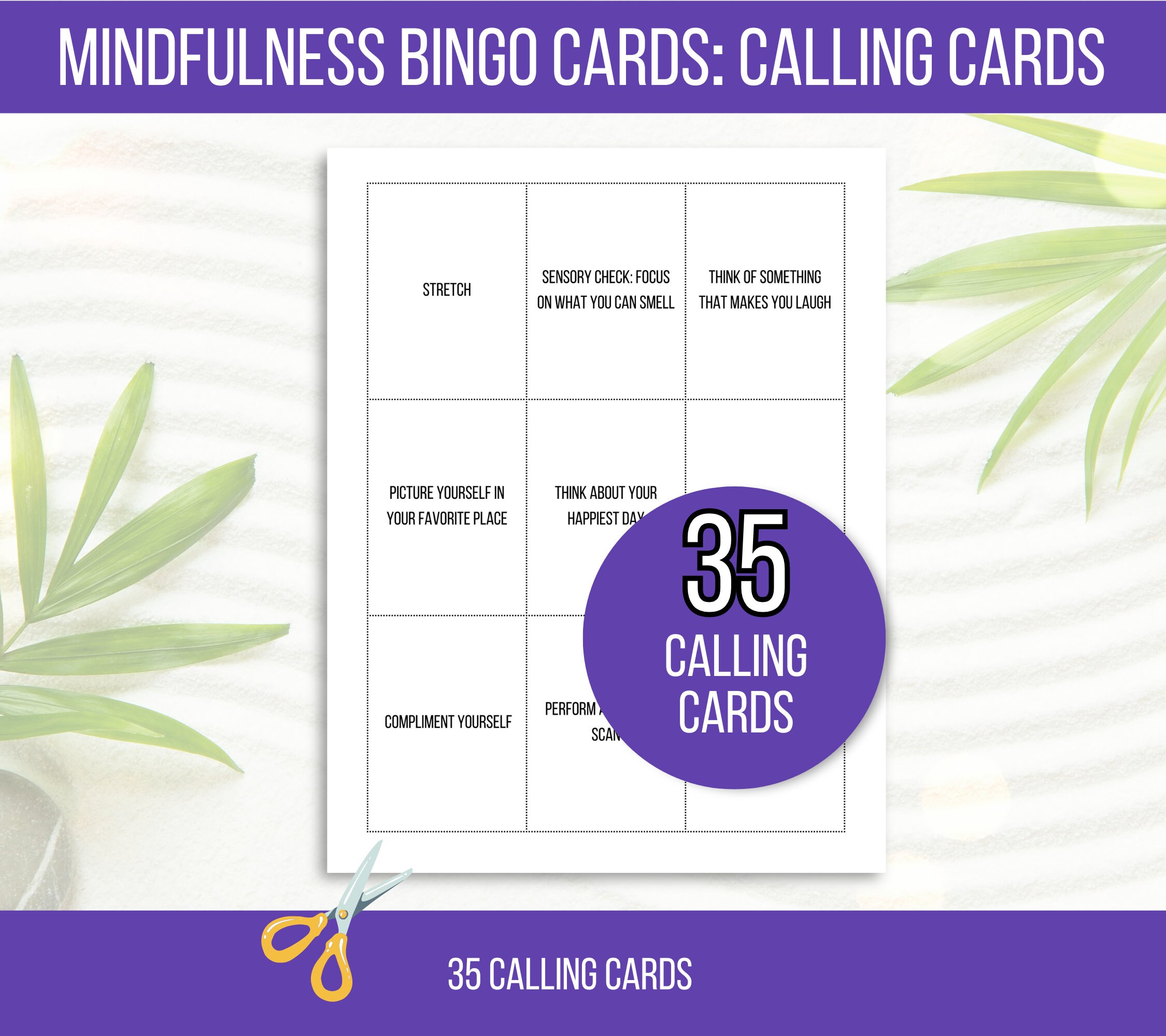 Mindfulness Bingo, 30 Mindfulness Bingo Cards, Gratitude Bingo ...