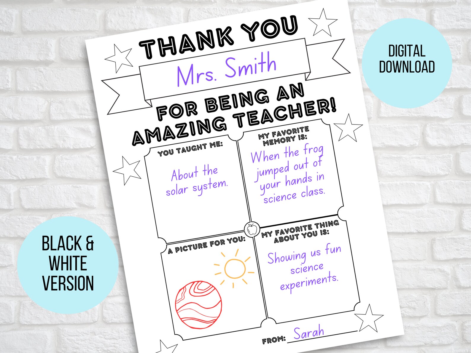 Teacher Appreciation Gift Teacher Appreciation Week Teacher - Etsy