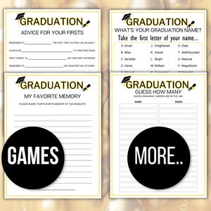 Graduation Games, Class of 2026 Graduation Party Games, Graduation ...