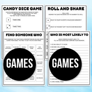 Icebreaker Games, Ice Breaker Games, Team Building Game, Roll and Tell ...