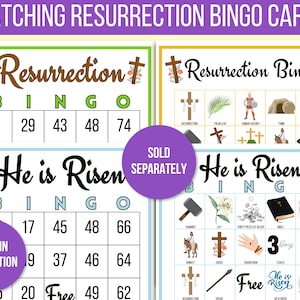 Printable Easter Story, Resurrection Story Cards, Resurrection Eggs ...