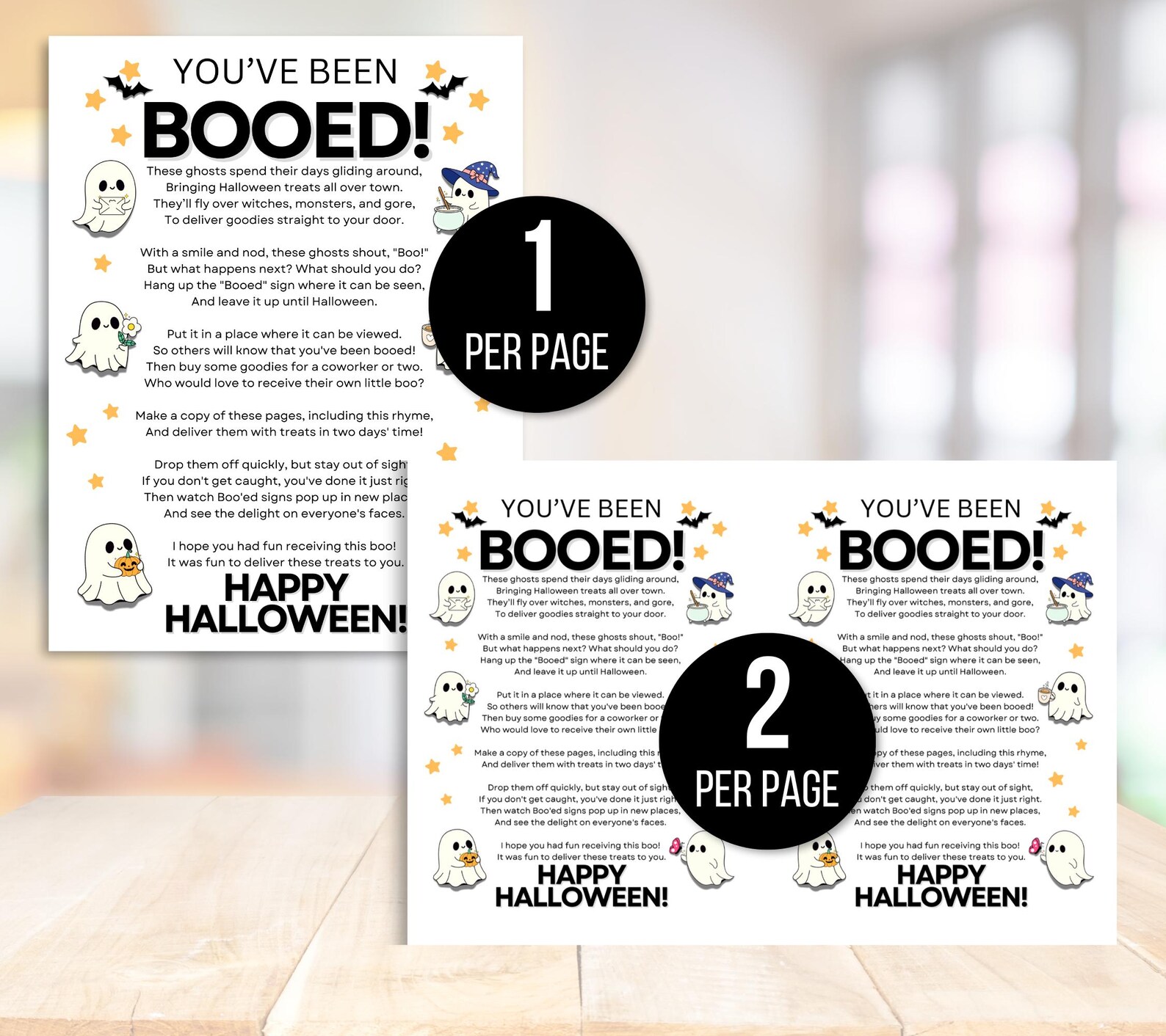 You've Been Boo'd Printable Halloween Kit, I've Been Booed Coworker ...