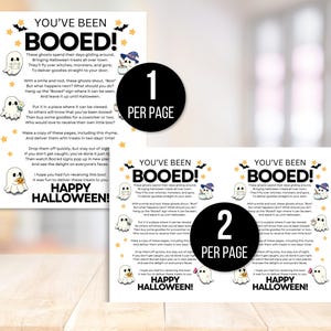 You've Been Boo'd Printable Halloween Kit, I've Been Booed Coworker ...