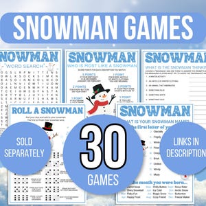Snowman Riddles, Winter Riddles, Printable Snowman Riddles, Winter ...