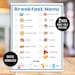 Pretend Play Menus, Pretend Restaurant Menus, Kids Play Menus, Kitchen ...