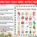 Christmas Bingo, 30 Baking Bingo Cards, Christmas Cookie Bingo Cards ...