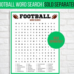 Football Word Scramble, Printable Football Word Scramble, Football ...