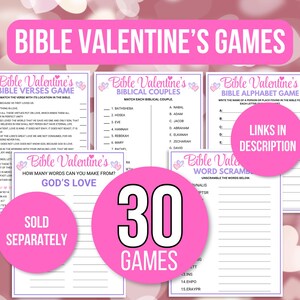 God's Love Dicebreaker, Bible Valentine's Dicebreaker, Bible Valentines ...