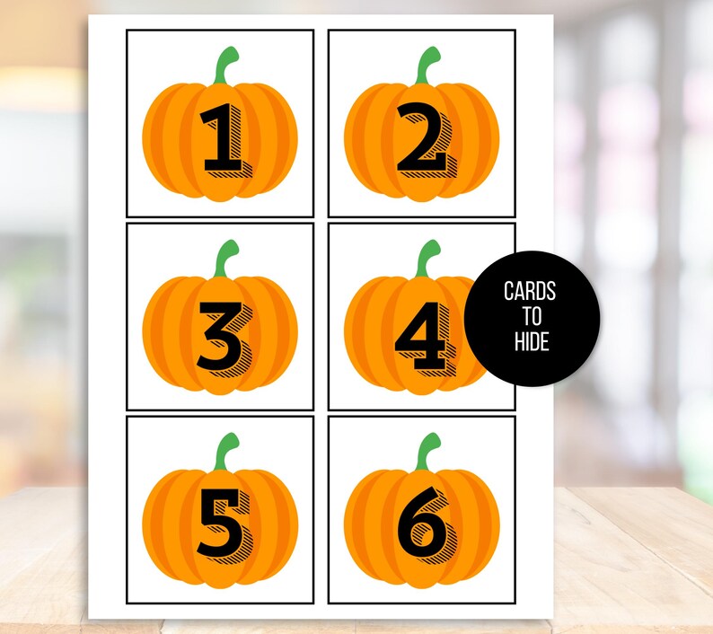 Autumn Scavenger Hunt, Pumpkin Scavenger Hunt, Indoor Autumn Treasure ...