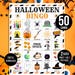 Halloween Get to Know You Bingo, Halloween Bingo, Halloween Games, Find ...