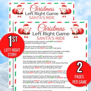 Christmas Left Right Game, Christmas Games, Christmas Pass the Present ...