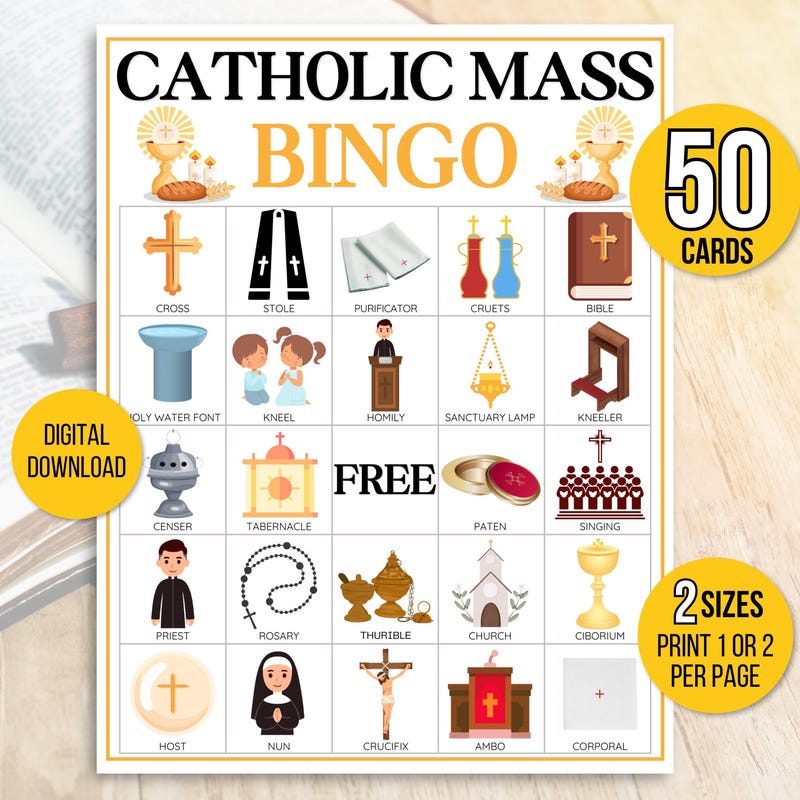 Mass Catholic Printable - Etsy