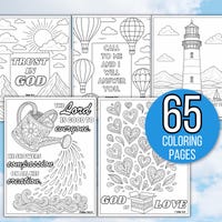 5 Bible Verse Coloring Pages for Kids – Christian Scripture Printables ...