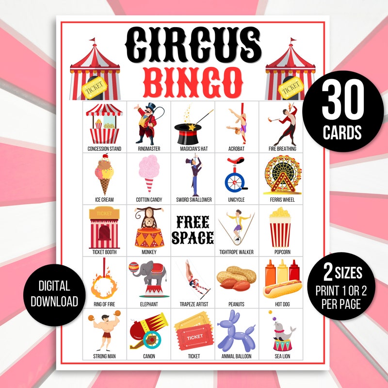 Circus Photo - Etsy