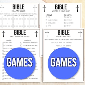 Bible Games, Bible Trivia Games, Bible Activities, Youth Group ...