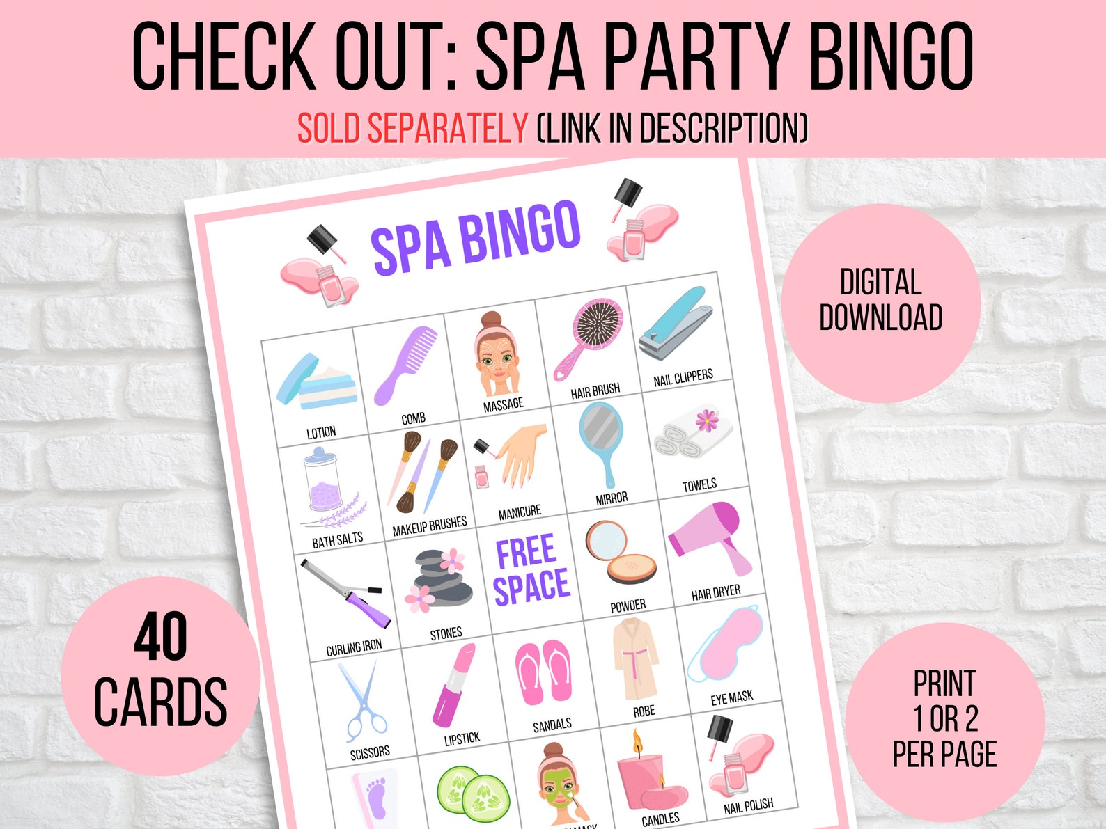 Spa Party Games Printable Spa Party Activities Girls Spa - Etsy UK