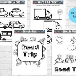 Kids Road Trip Games Printable, Travel Activities, Road Trip Games ...